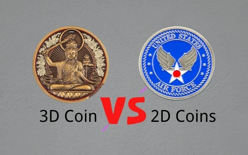 2D vs 3D Challenge Coins