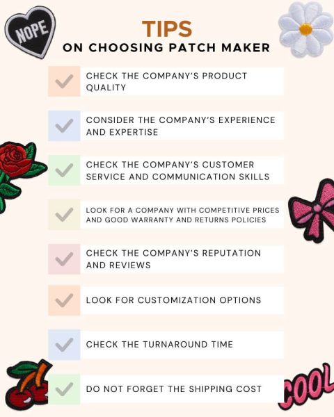 How To Choose the Right Custom Patch Maker?