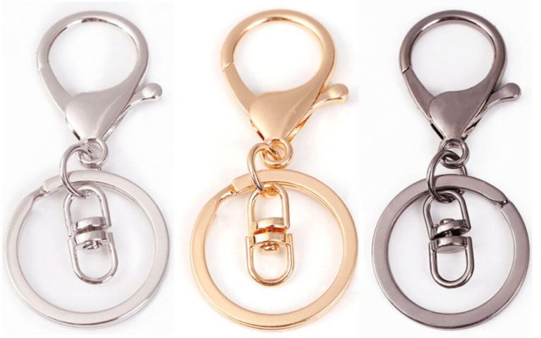 6 Types of Keychain Closures | Buy Keychains attachments