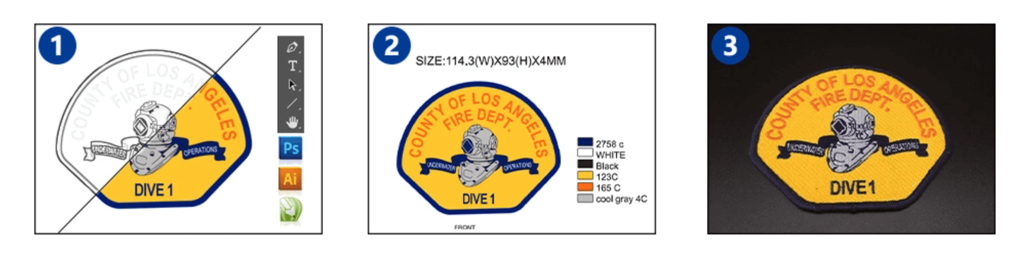 Custom Fire Department Patches Manufacture | Pinsfun