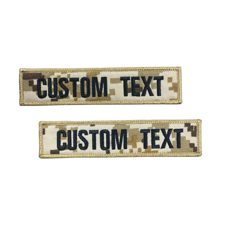 Professional Name Patches Manufacture | Pinsfun