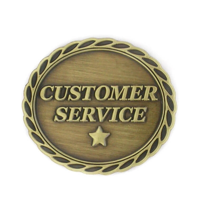 Customer Service Year Pins Maker | Pinsfun