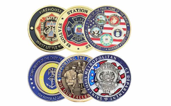 Customize Firefighter challenge Coins | Custom Challenge Coins