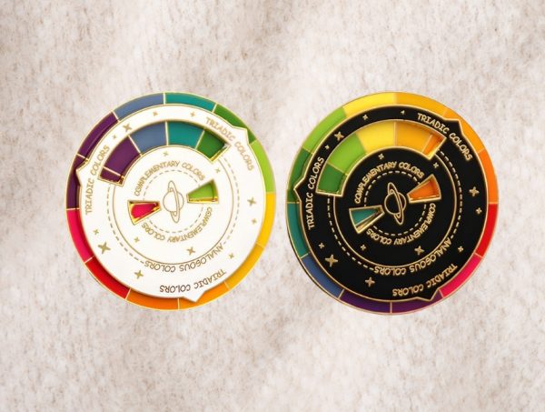 Spinner Lapel Pins, Sliding Enamel Pins Maker