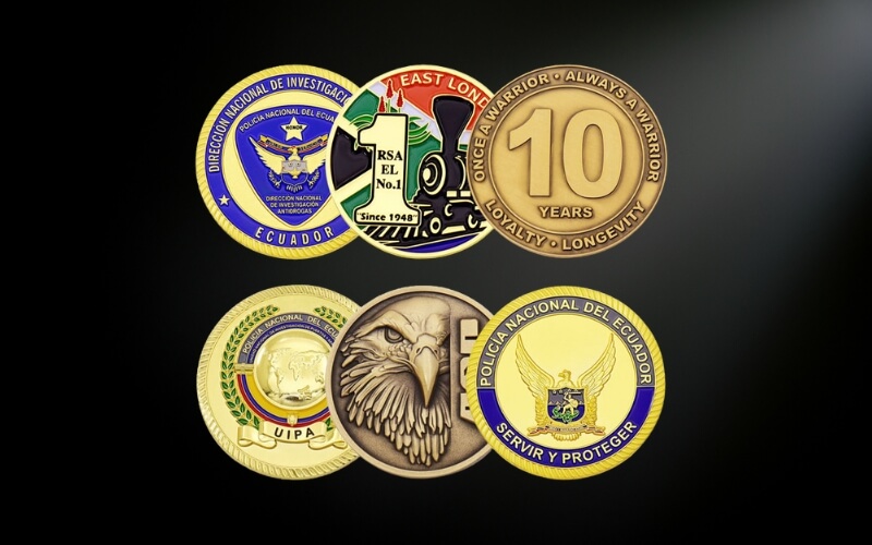 EMS Challenge Coins - PinsFun