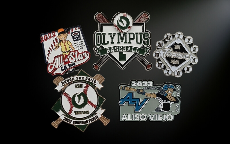 Sports Lapel Pins- Football Lapel Pins, Athletes Pins, Custom Team Pins.