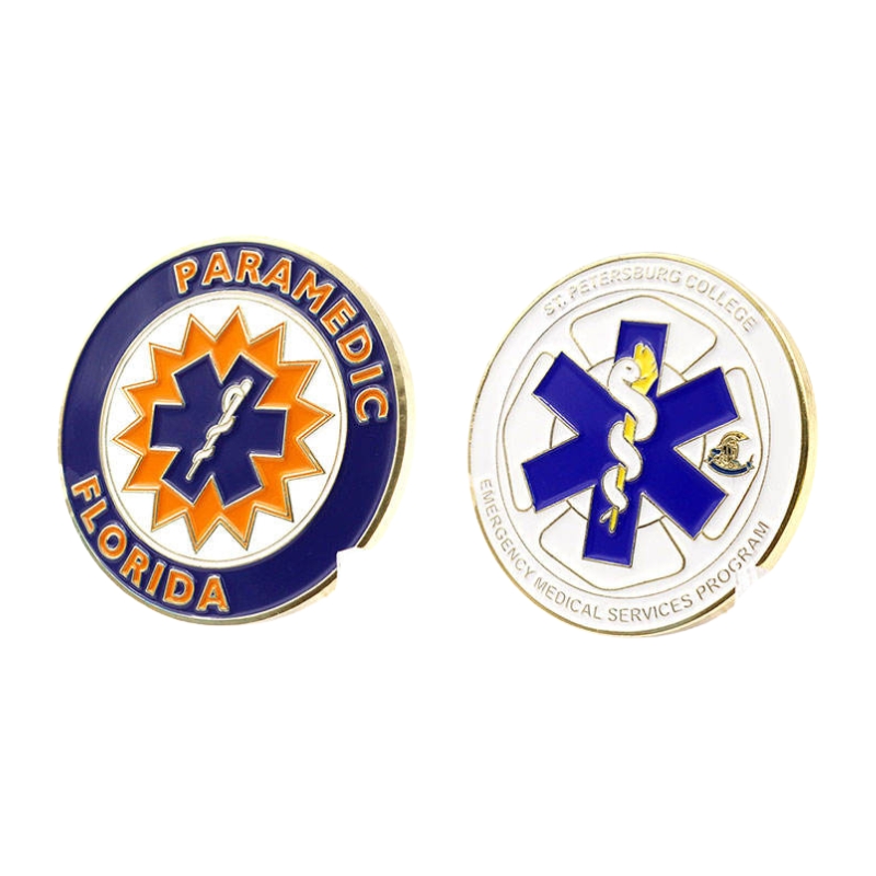 EMS Challenge Coins - PinsFun