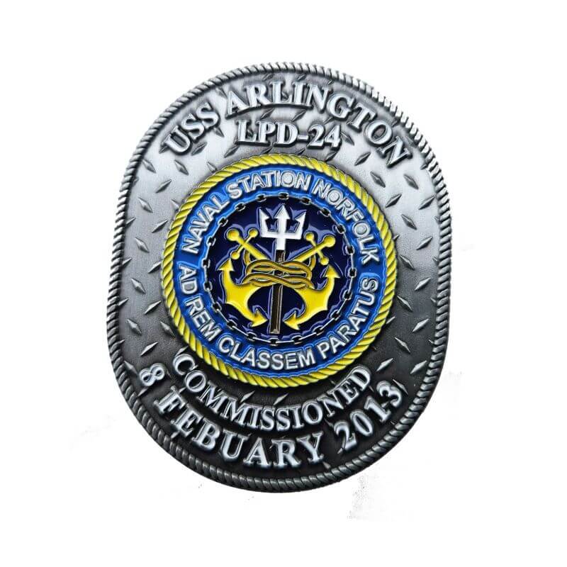 Custom Navy Challenge Coins - PinsFun