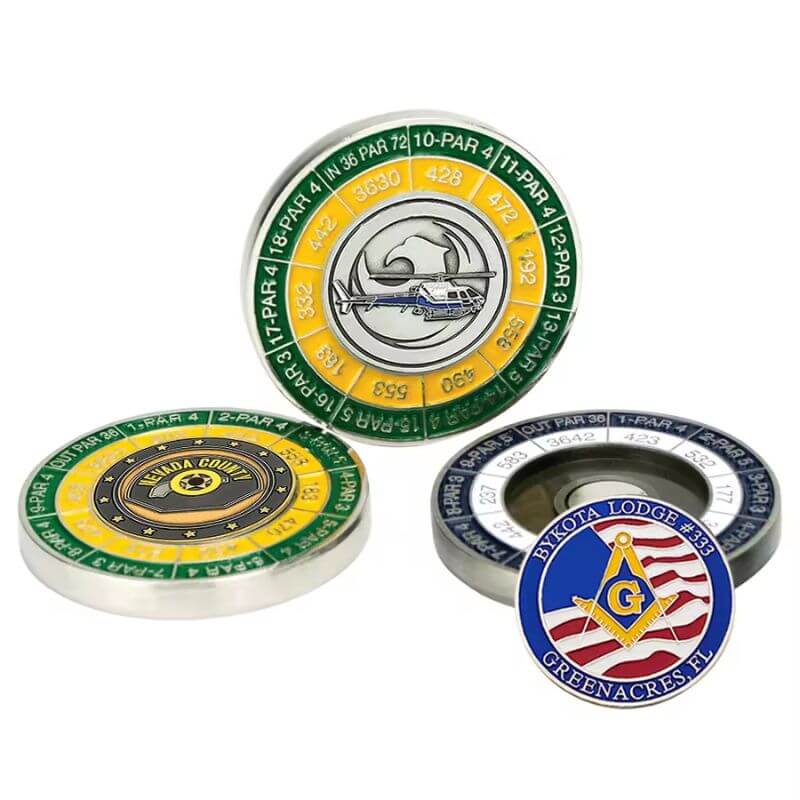 Golf Ball Marker Coins - PinsFun