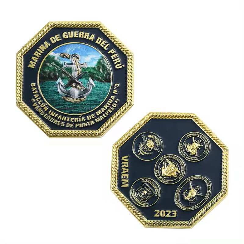 Double-Sided Challenge Coins - PinsFun