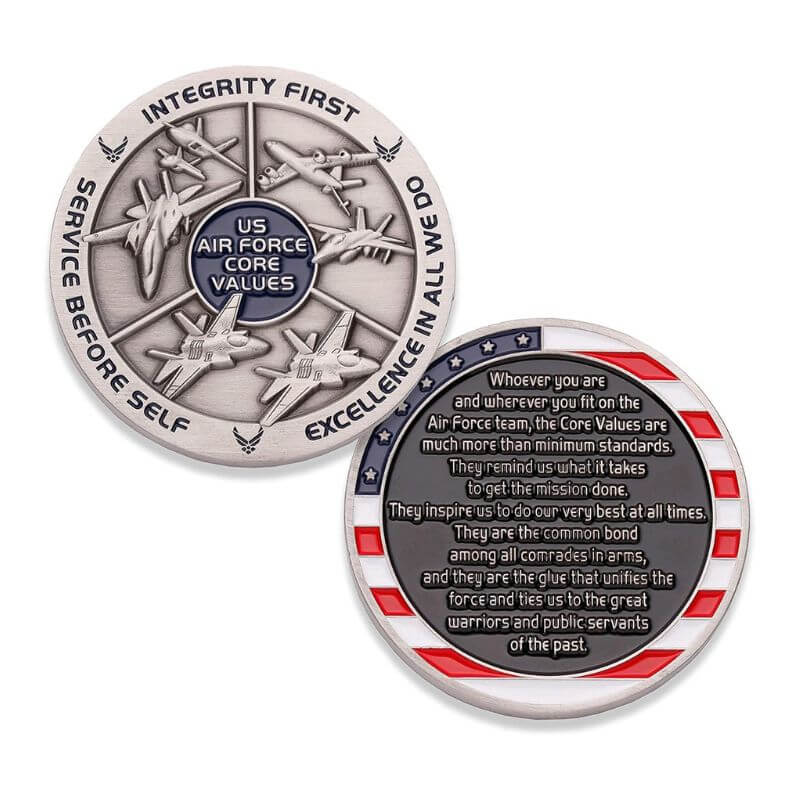 Double-Sided Challenge Coins - PinsFun