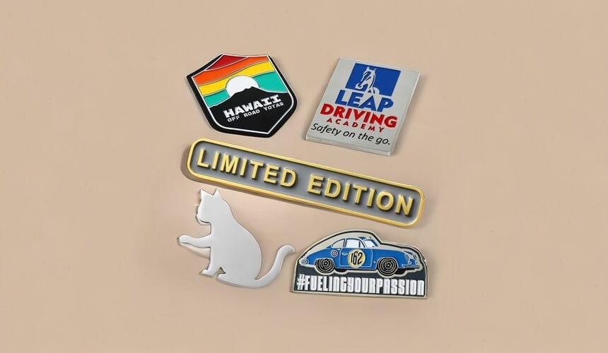 Custom Metal Emblems - PinsFun