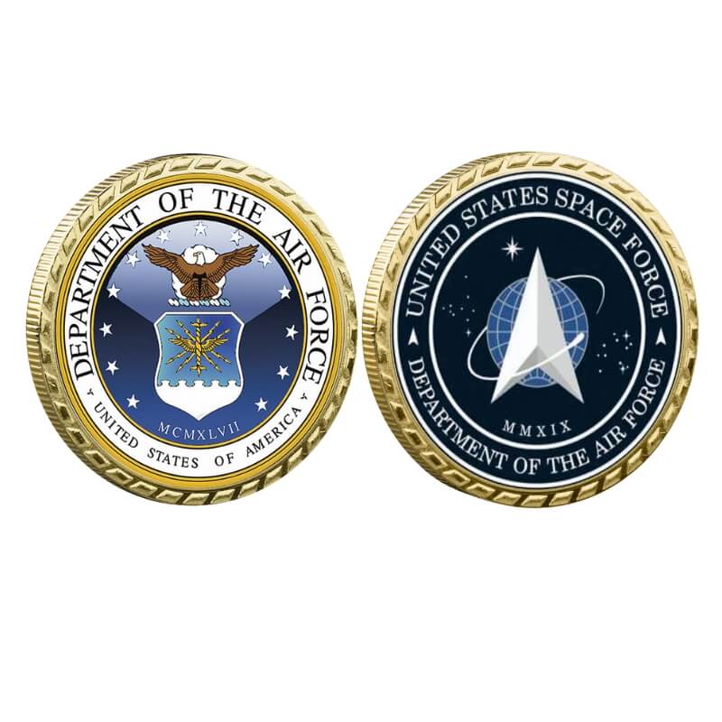 Space Force Challenge Coin - PinsFun