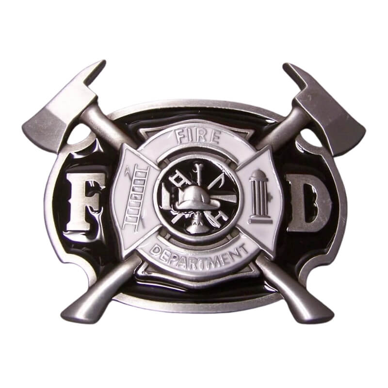 Custom Fire Department Belt Buckles - PinsFun