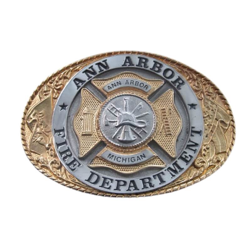 Custom Fire Department Belt Buckles - PinsFun