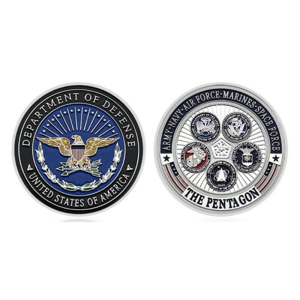 Custom Coast Guard Challenge Coins - PinsFun