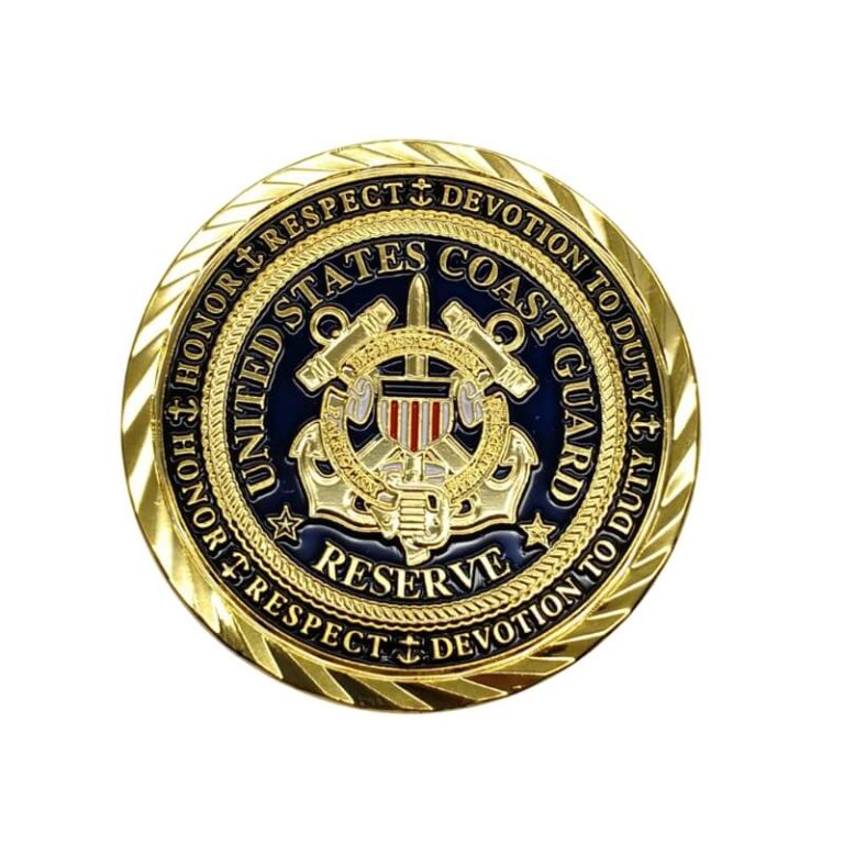 Custom Coast Guard Challenge Coins - PinsFun