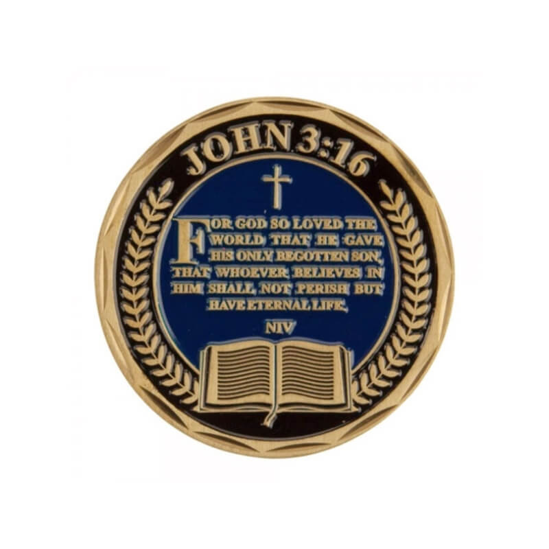 Custom Religious Challenge Coins - PinsFun