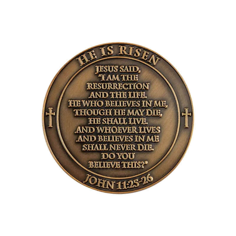 Custom Religious Challenge Coins - PinsFun