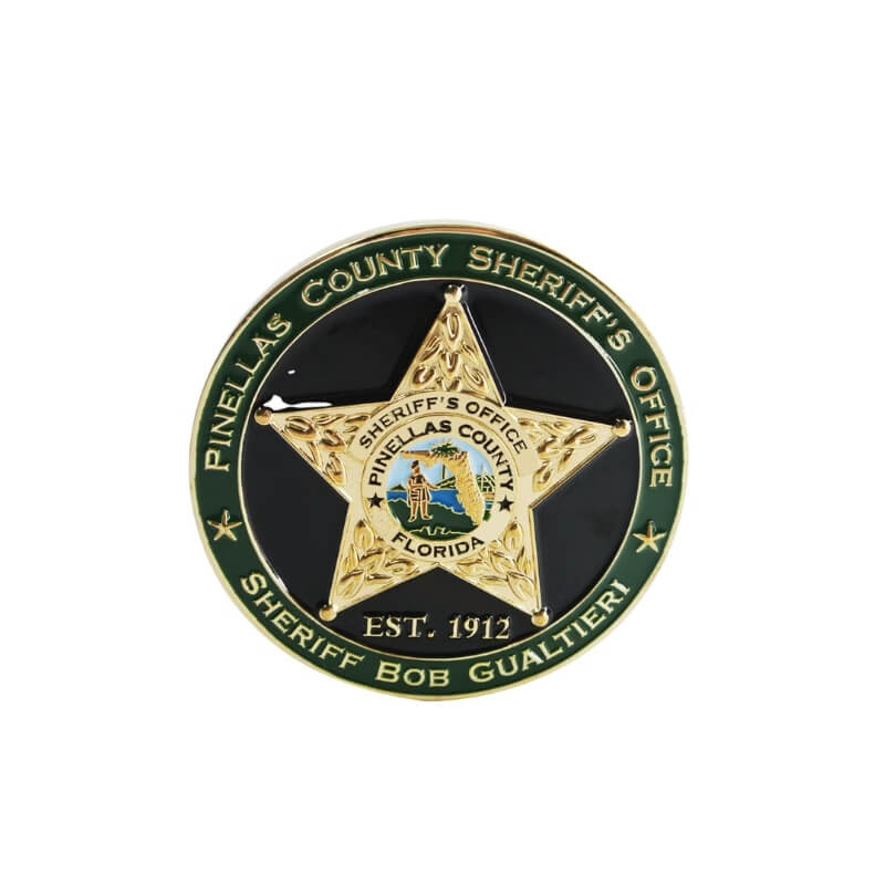 Custom Sheriff Challenge Coins - PinsFun