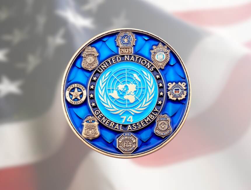 Government Challenge Coins - PinsFun