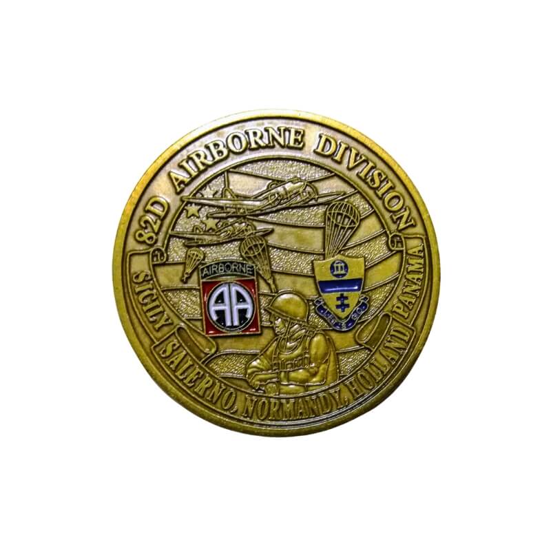 Airborne Challenge Coins - PinsFun