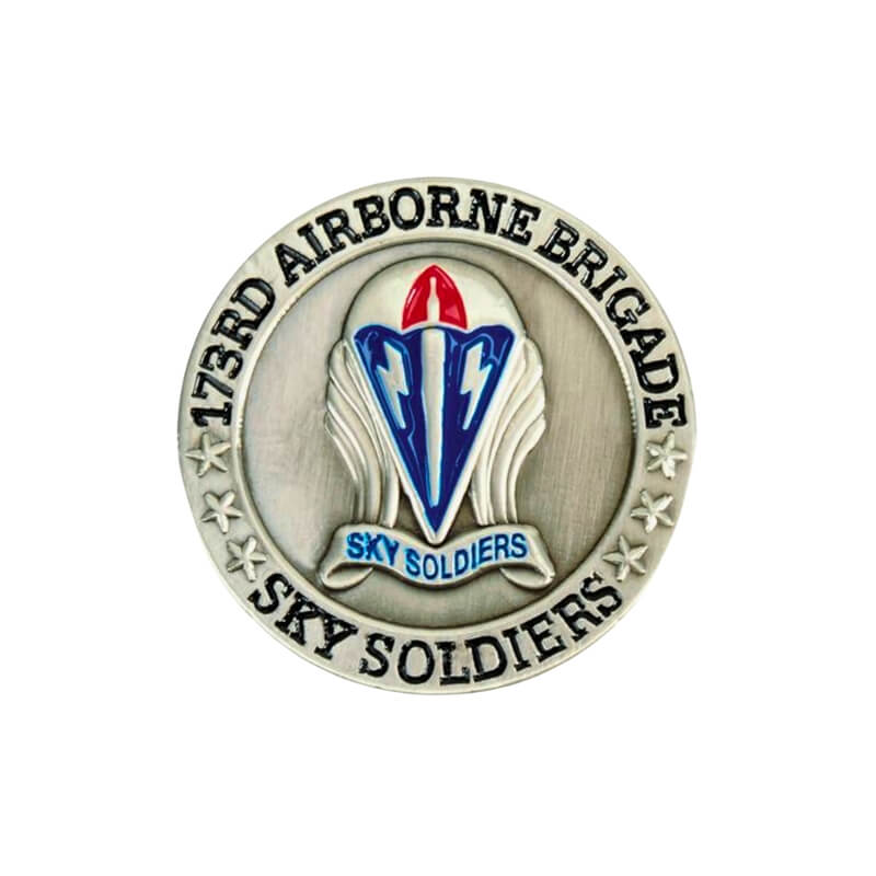 Airborne Challenge Coins - PinsFun
