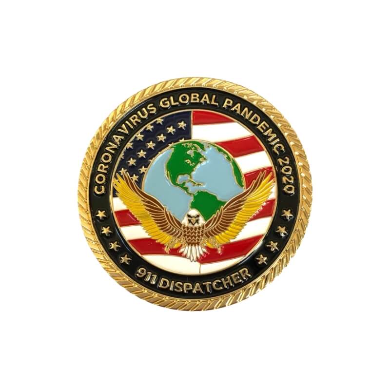Dispatcher Challenge Coin - PinsFun