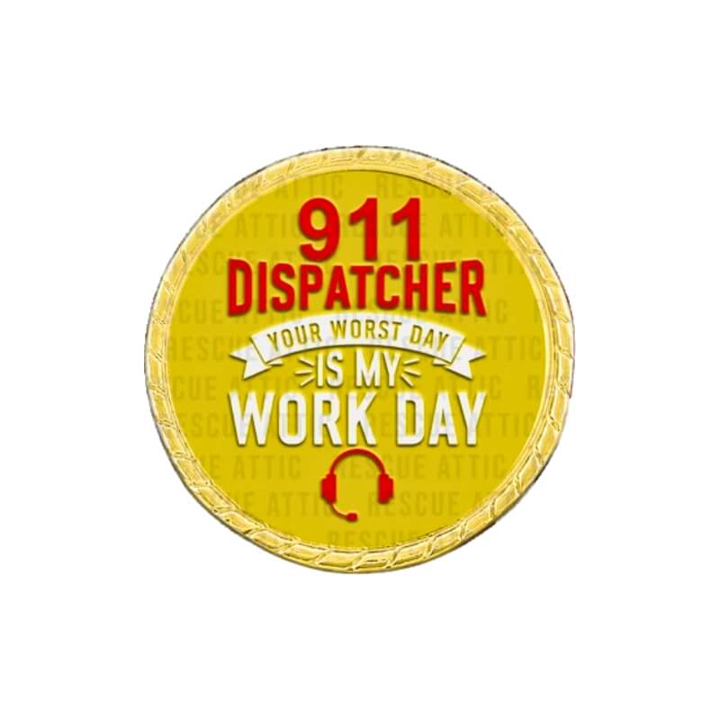 Dispatcher Challenge Coin - PinsFun