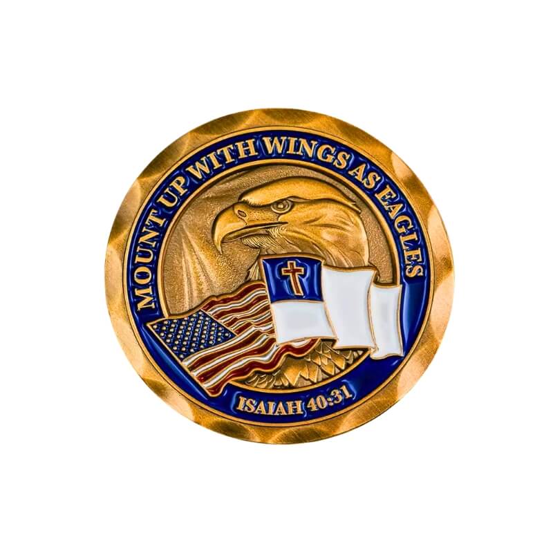 Eagle Scout Challenge Coins - PinsFun