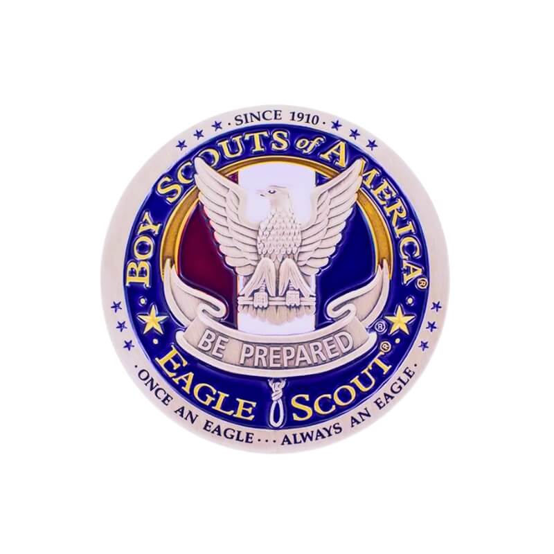 Eagle Scout Challenge Coins - PinsFun