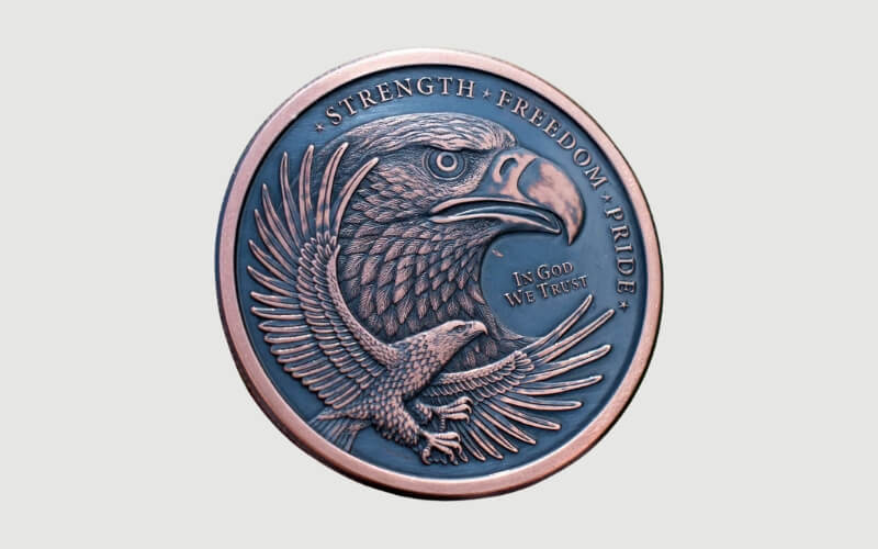 Eagle Scout Challenge Coins - PinsFun