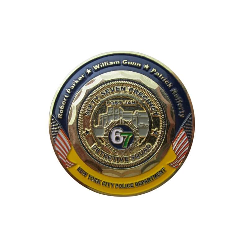 Detective Challenge Coins - PinsFun