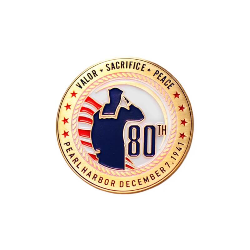 First Salute Challenge Coin - PinsFun