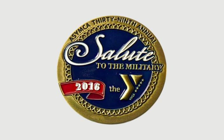 First Salute Challenge Coin - PinsFun