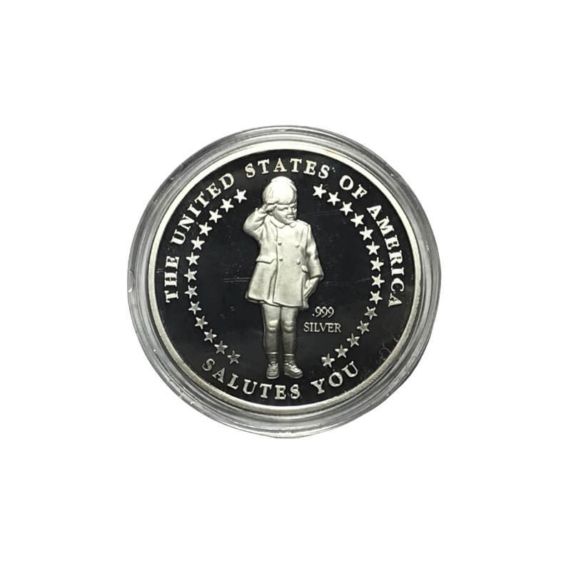 First Salute Challenge Coin - PinsFun