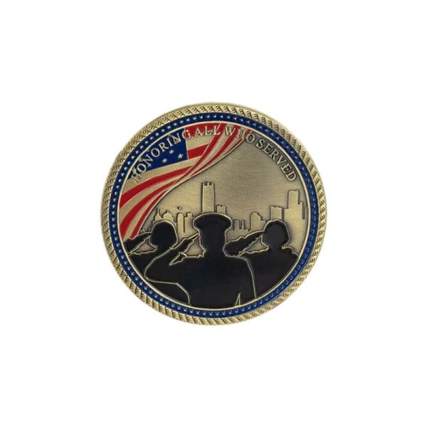 First Salute Challenge Coin - PinsFun