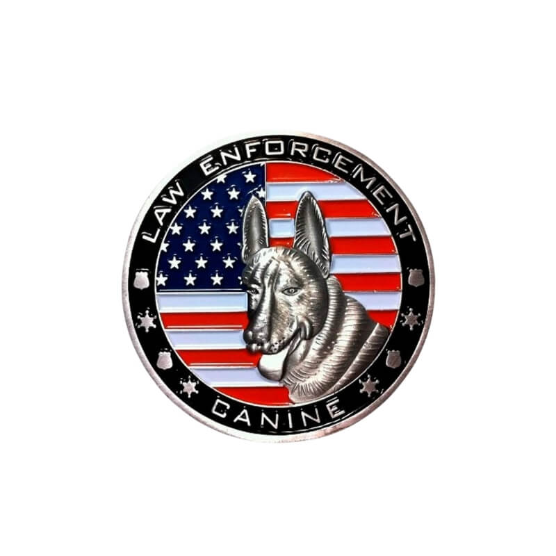 K9 challenge coin - PinsFun