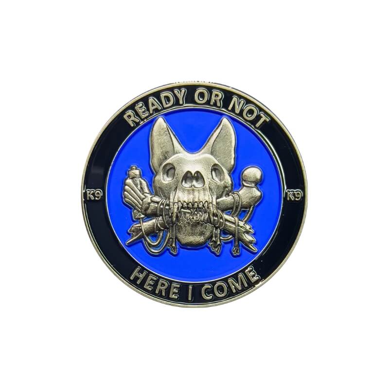 K9 challenge coin - PinsFun