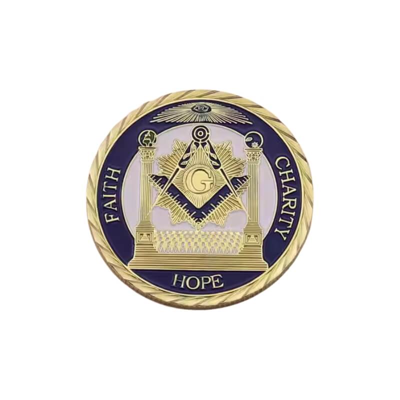 Masonic Challenge Coins - PinsFun