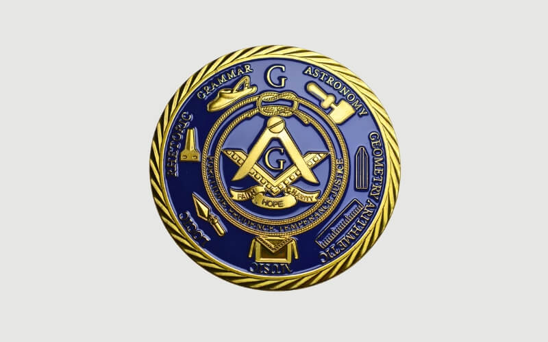 Masonic Challenge Coins - PinsFun