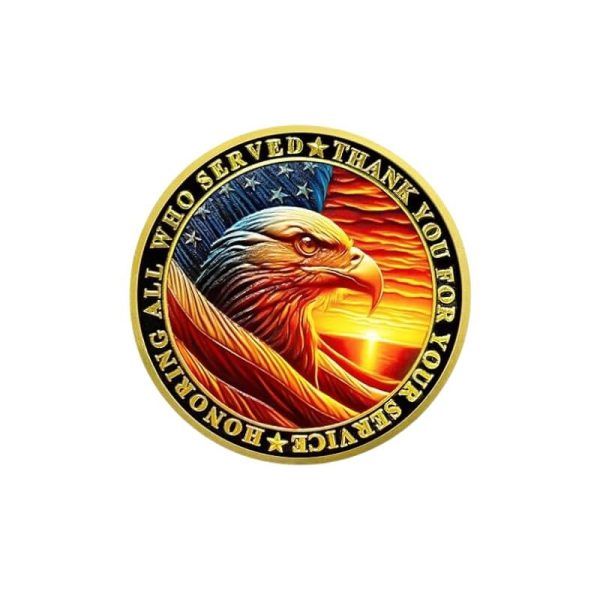 Patriotic Challenge Coins - PinsFun