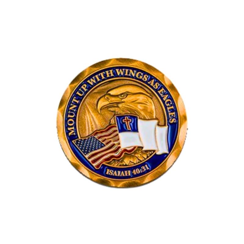 Patriotic Challenge Coins - PinsFun