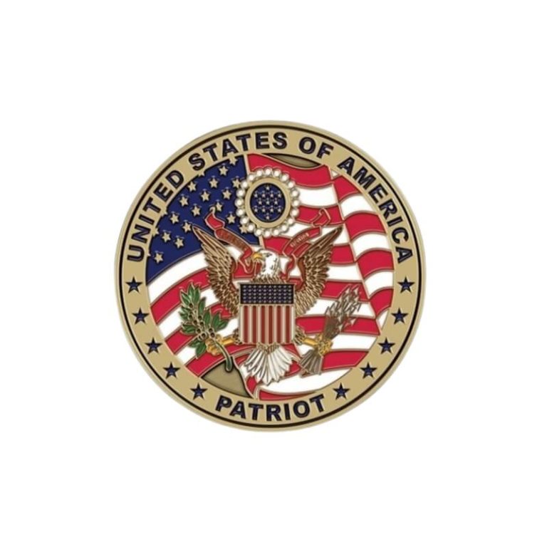 Patriotic Challenge Coins - PinsFun