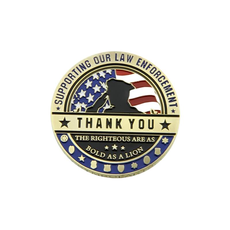 Thank You For Your Service Coins - PinsFun