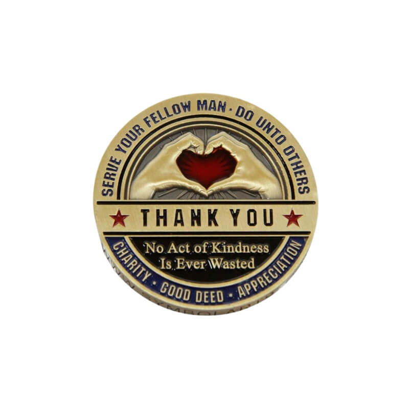 Thank You For Your Service Coins - PinsFun