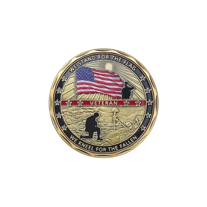 Veterans Day Challenge Coins - PinsFun