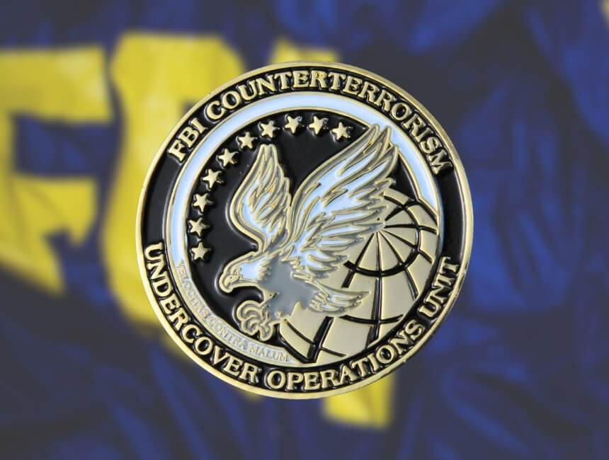FBI Challenge Coins - PinsFun