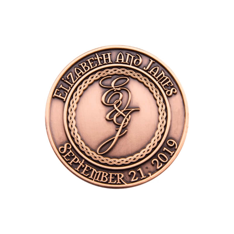 Wedding Challenge Coins - PinsFun